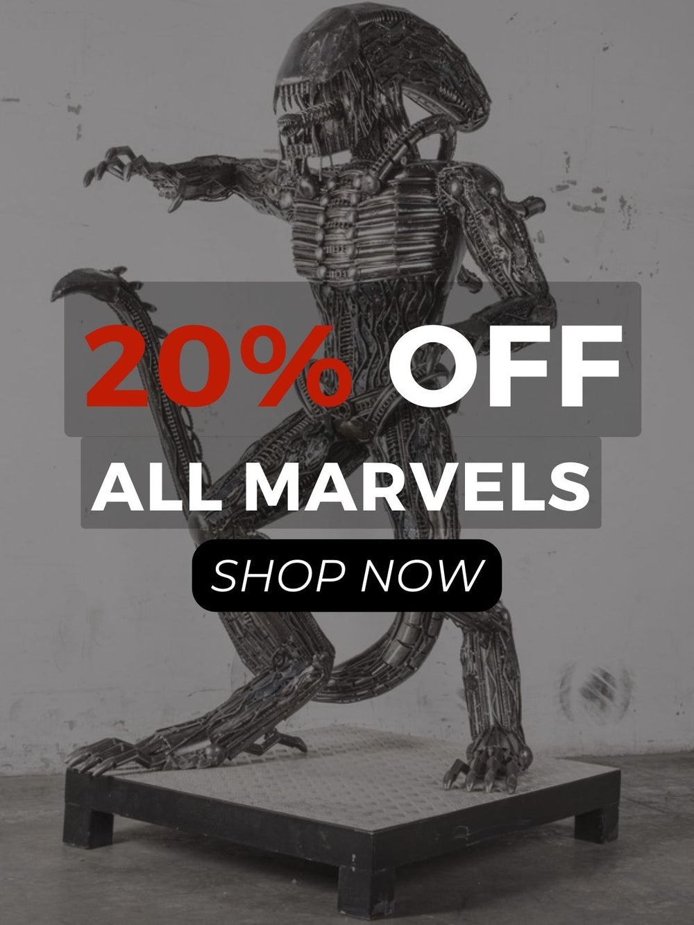 Optimus Prime Metal Sculpture