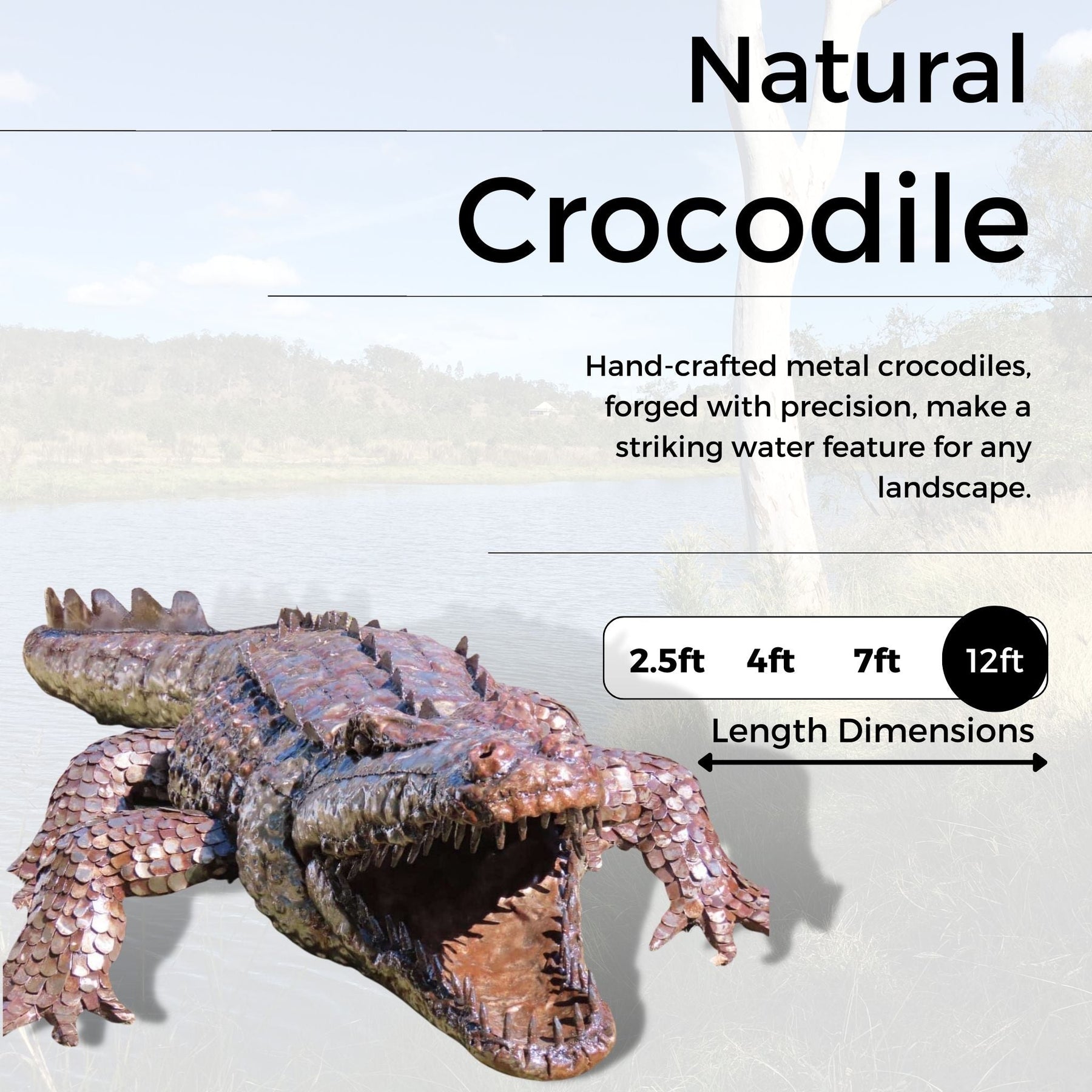 Crocodile Sculptures
